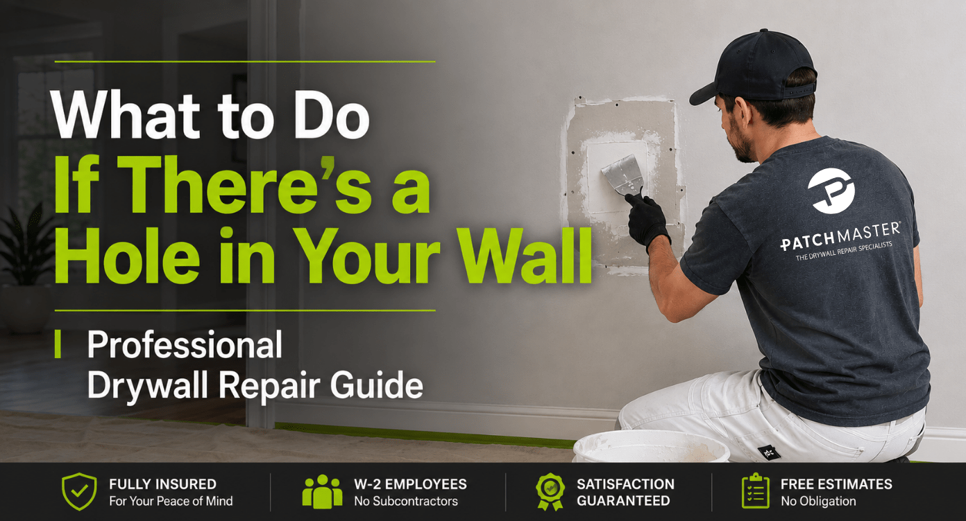 What to Do If There’s a Hole in Your Wall | Professional Drywall Repair ...