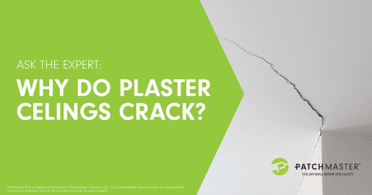 Why Do Plaster Ceilings Crack? | PatchMaster